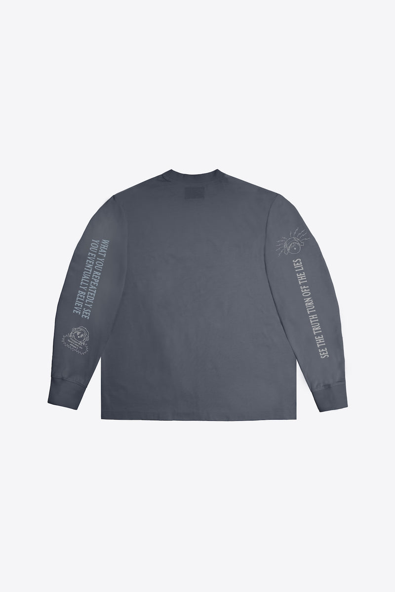 Propaganda L/S Tee (Indigo Dust) – CHNGE